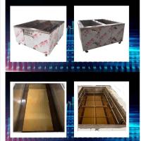 China Large Automatic Ultrasonic Cleaner lines Engine Chassis Rust Wax Removal Double Groove for sale