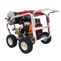 China Gasoline Water Jet Drain Cleaner Machine 200bar Pipe Sewer Dredging Cleaning for sale