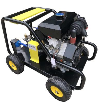 China 120x85x90cm Water Jet Pipe Cleaner Diesel Engine Drive 2900psi 10.8gal Min for sale