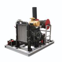 China 100L/Min Water Jet Sewer Cleaner Large Diesel Driven for sale