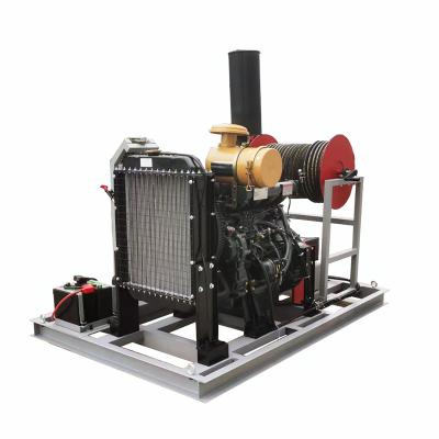 China 100L/Min Water Jet Sewer Cleaner Large Diesel Driven for sale