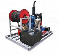 China High Pressure Water Jet Pipe Cleaning Large Diesel Driven 180x150x100cm for sale