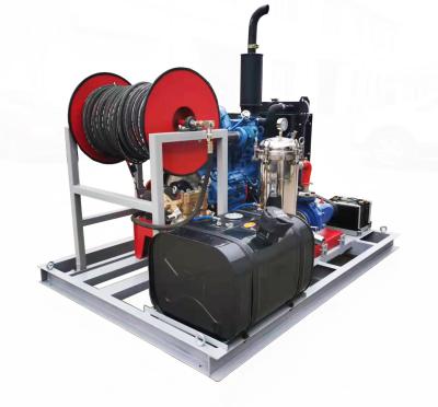 China High Pressure Water Jet Pipe Cleaning Large Diesel Driven 180x150x100cm for sale