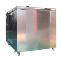 China Commercial Industrial Ultrasonic Washing Machine Cleaning Lifting Throwing 190L for sale