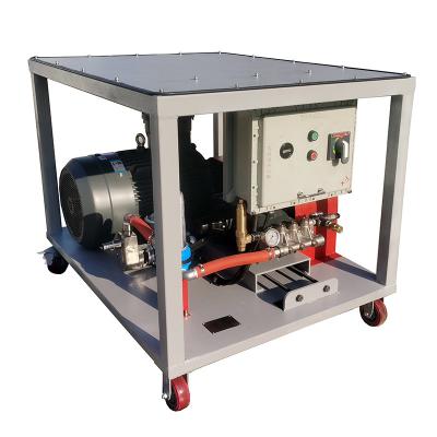 China 38L/Min High Pressure Water Jet Cleaning Machine Pump Remove Floor Oil for sale