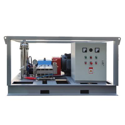 China 1500bar Ultra High Pressure Water Jet Cleaning Cabinet Removal Ships Marine Bottom for sale