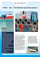 China Cavitation Jet Underwater Cleaning Aquaculture Cages Underwater Cleaning Machine for sale