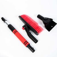 China Extendable Handle Ice Scraper Brush For Snow Removing for sale