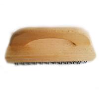 China Ergonomic Steel Wire Block Brush Wooden With Flat for sale