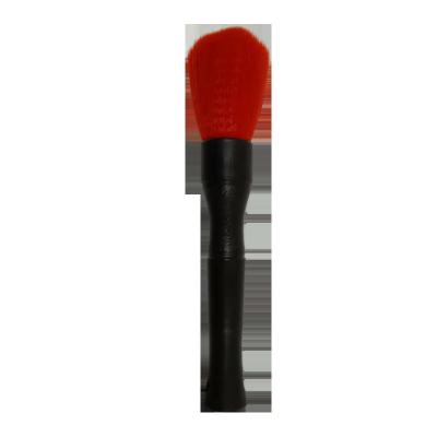 China Red Nylon Bristle Plastic Car Wash Brush for Auto Interior Detail Cleaning 1000 Pcs MOQ for sale