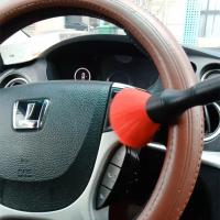 China Red Nylon Bristle Plastic Car Wash Brush for Auto Interior Detail Cleaning 1000 Pcs MOQ for sale