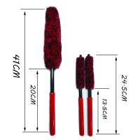 China Bendable Soft Car Detailing Wheel Brush Scratch Free for sale