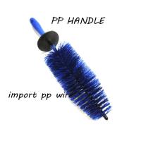 China Vehicle Washing Tools Car Rim Cleaning Brush PP Material for sale