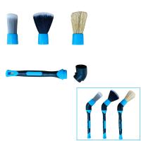 China Boar Hair Mixed Plastic Handle Car Interior Detailing Brush OEM Acceptable for sale
