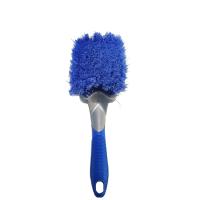 China PP Plastic Handle Long Haired Tire Wheel Brush For Car for sale