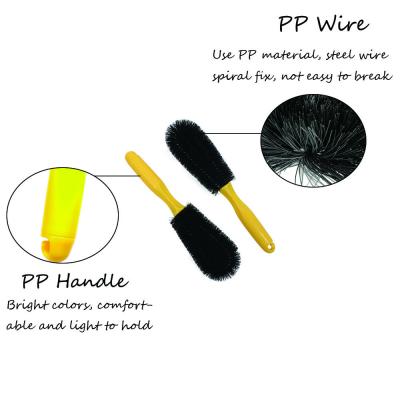 China Multipurpose Vehicle Auto Car Tire Washing Brush PP Material for sale
