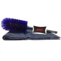 China Customized Rounded Wheel Auto Detailing Brush PP 1000 pcs MOQ Car Cleaning for sale