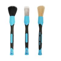 China 3pcs Ultra Soft Car Detailing Brush Set For Wheel for sale