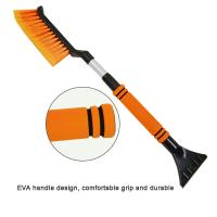 China Plastic Snow Car Shovel Scraper Ice Cleaner Tool With Brush Parts for sale