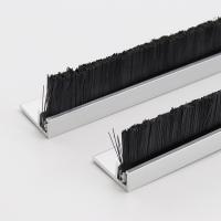 China Nylon Plastic Wire Bristle Door Window Seal Strip Brush Dust Proof Heat Resistance 10mm for sale