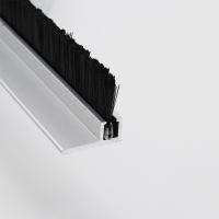 China Nylon Plastic Wire Bristle Door Window Seal Strip Brush Dust Proof Heat Resistance 10mm for sale