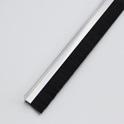 China Nylon Plastic Wire Bristle Door Window Seal Strip Brush Dust Proof Heat Resistance 10mm for sale