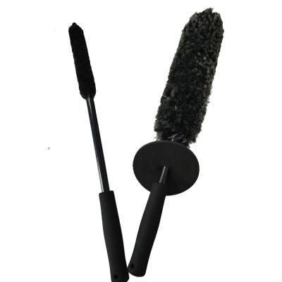 China Soft Bristle Microfiber Wheel Brush Kit For Car Detailing for sale