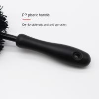 China Car Detailing Microfiber Wheel Brush with Ergonomic Handle 2 Interchangeable Covers for sale