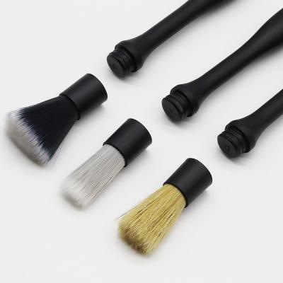 China Auto Detailing Brush For Car Cleaning Replaceable Brush Ends In Black Color for sale