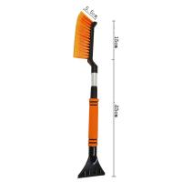 China Telescopic Car Snow Scraper Brush with Ice Scraper Head 500-1000pcs MOQ Custom Size for sale