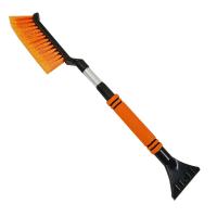 China Telescopic Car Snow Scraper Brush with Ice Scraper Head 500-1000pcs MOQ Custom Size for sale