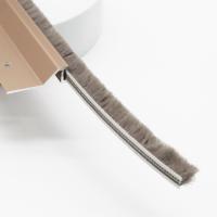 China Customized Bristle Door Window Seal Strip Brush Dust Proof Heat Insulation 10mm for sale