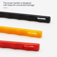 China Kitchen Gas Stove Cleaning Brush Set 3 Pcs Iron Copper Nylon Wire 15.5cm for sale