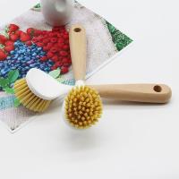 China Kitchen Bamboo Dust Pot Pan Dish Cleaning Brushes Household for sale