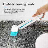 China Telescopic Adjustable Angle Foldable Cleaning Brush Easy To Use for sale
