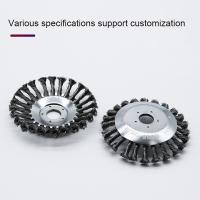 China Wire Wheel Cup Twisted Knot Steel Wire Brush Customized for sale