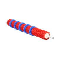 China Stainless Shaft Nylon Fruit And Vegetable Cleaning Roller Brush Round for sale