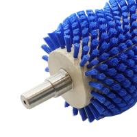 China Industrial Nylon Cylindrical Fruit Cleaning Roller Brush Rotary for sale