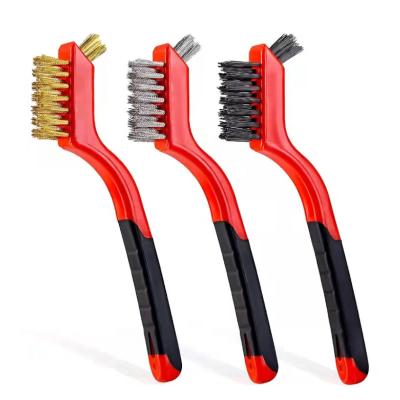 China Kitchen Oil Gas Stove Cleaning Brush Set Nylon Steel Wire 2000 Sets MOQ Custom Size for sale