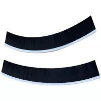 China Nylon Bristles Metal Back Strip Brush With Galvanized Steel Backing for sale