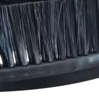 China Nylon Bristles Metal Back Strip Brush With Galvanized Steel Backing for sale
