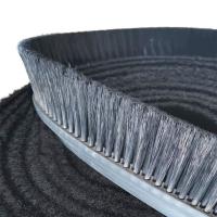 China Nylon Bristles Metal Back Strip Brush With Galvanized Steel Backing for sale