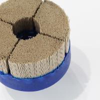 China Silicon Wire Grinding Abrasive Industrial Cleaning Brushes Disc Type for sale