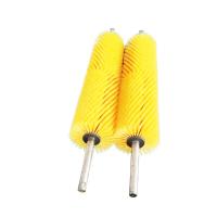 China Industrial Nylon Roller Brush 125mm for Fruit Vegetable Cleaning for sale