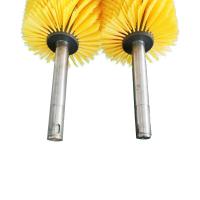 China Industrial Nylon Roller Brush 125mm for Fruit Vegetable Cleaning for sale