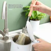 China Household Plastic Baby Milk Bottle Brush For Cup Cleaning for sale
