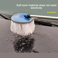 China Rotating Chenille Microfiber Car Wash Mop Kit with Long Handle for Pressure Washer 2000 PSI for sale