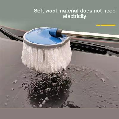 China Rotating Chenille Microfiber Car Wash Mop Kit with Long Handle for Pressure Washer 2000 PSI for sale