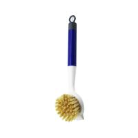 China Plastic Round Kitchen Pot Brush For Cleaning Dish Round for sale