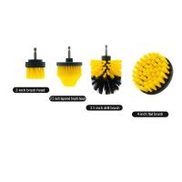 China 4pcs Drill Cleaning Brush Attachment Set Car Power Scrubber Brush Kit for sale